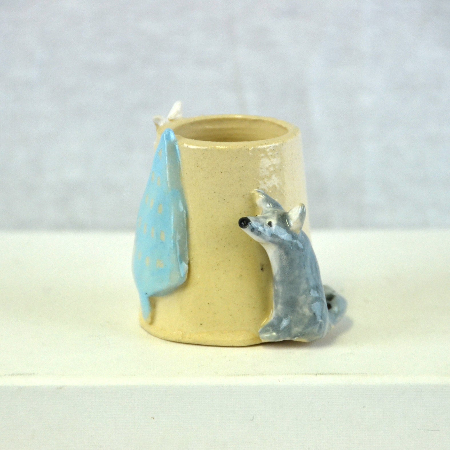 Tree and Wolf Pot | A2 Gallery